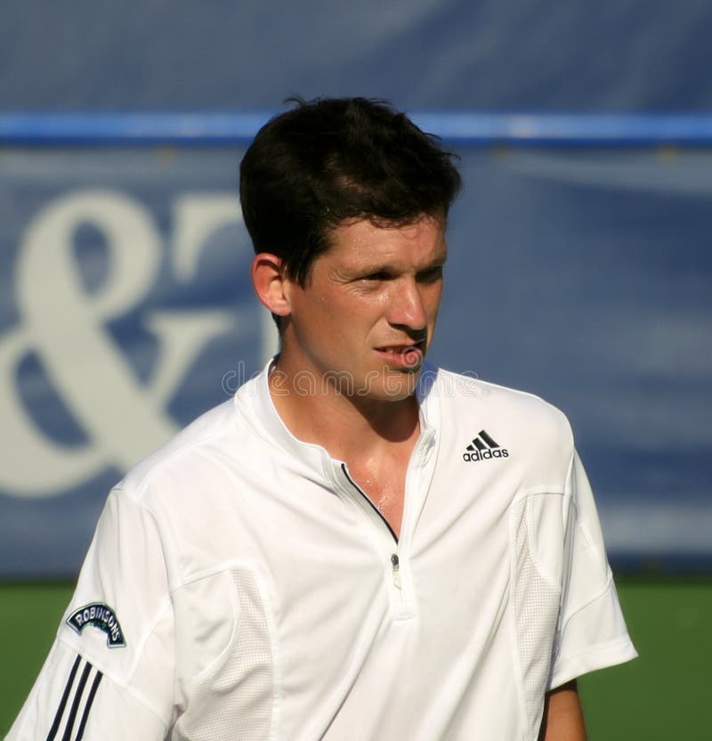 Tim Henman, tennis star editorial stock photo. Image of leggmason - 4236373