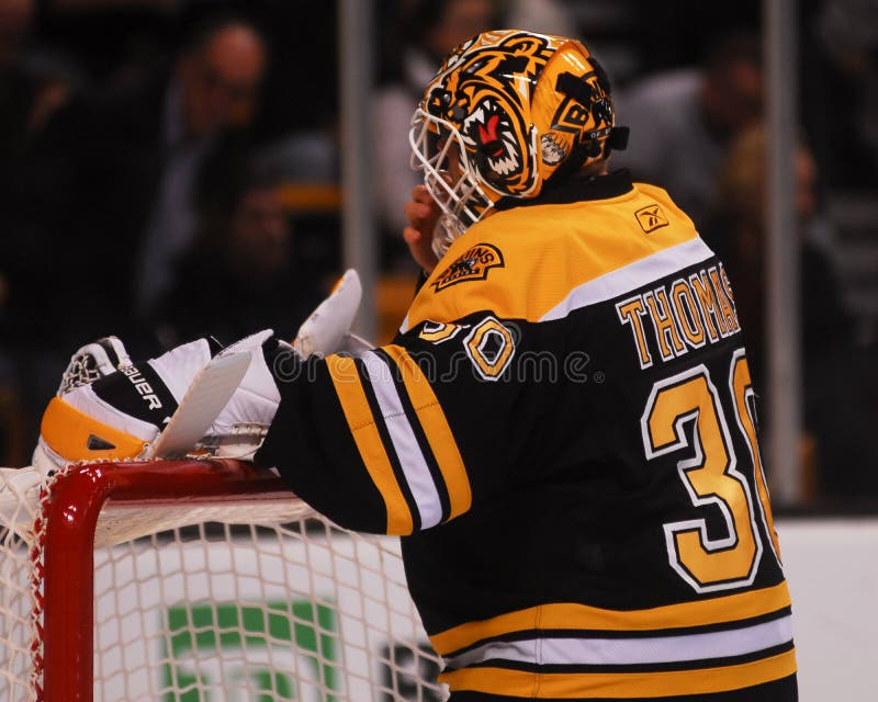 Tim Thomas, Boston Bruins editorial stock image. Image of looks - 45285059
