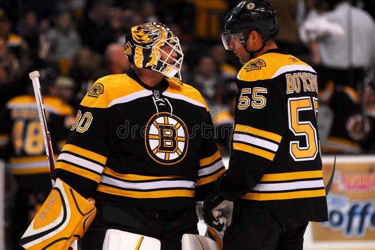 Tim Thomas and Johnny Boychuk Boston Bruins Editorial Image - Image of ...
