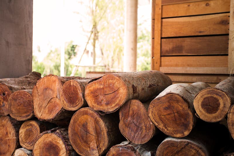 Timber stock image. Image of lumber, nature, stack, industry - 98272513