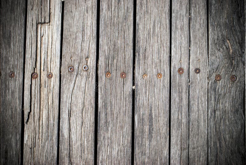 Timber Boardwalk Background Top View Stock Image - Image of weathered ...