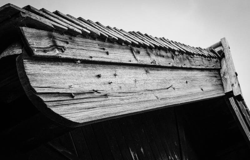Timber Built Roofing Structure Seen on a Barn Conversion. Stock Photo ...