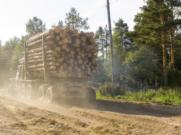 The timber carrying vessel stock image. Image of lumber - 1101731