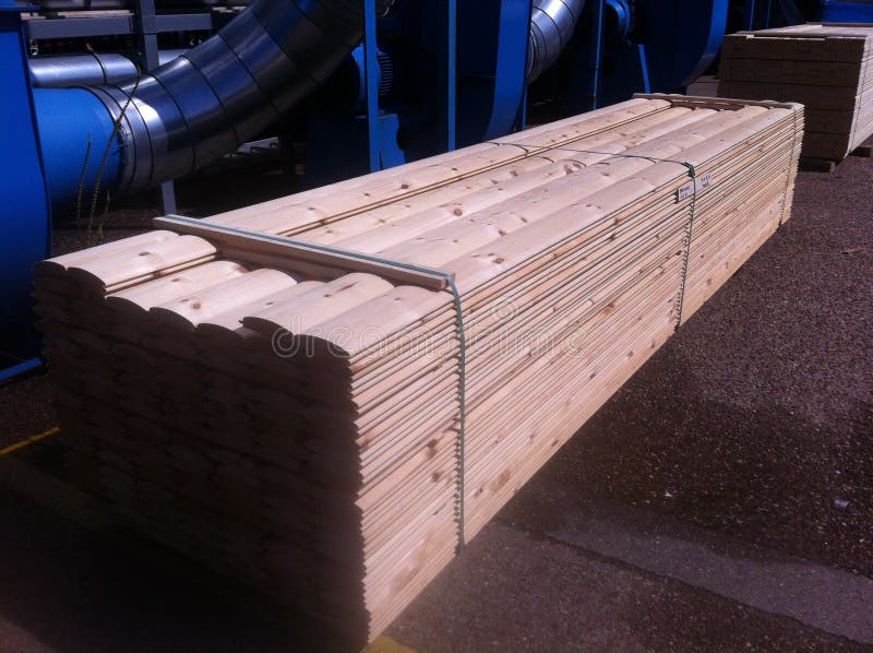 Timber Cladding T+g Wood Quality Shed Cladding Stock Image - Image of ...
