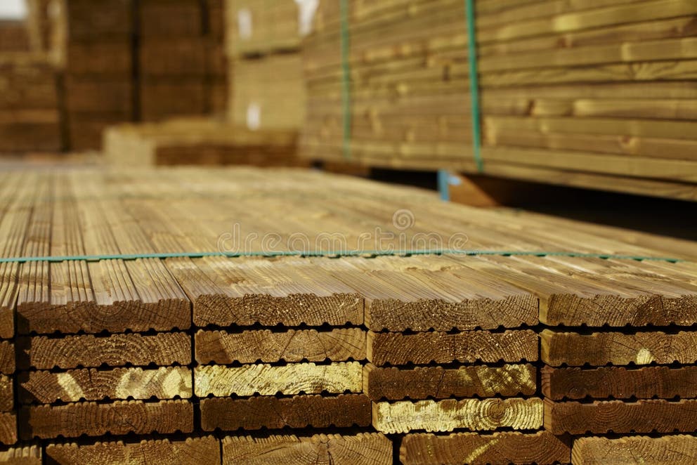 Timber decking stack stock image. Image of industrial - 32813023