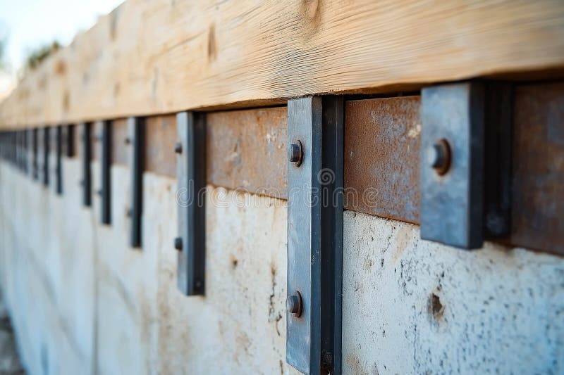 Timber Formwork with Metal Reinforcement with Pour Concrete and ...