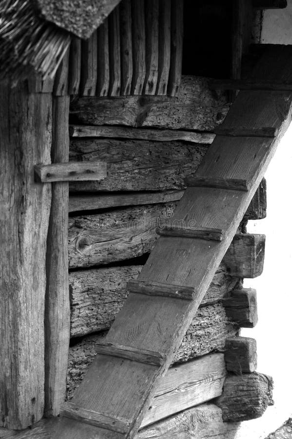 Timber-house stock image. Image of ladder, openairmuseum - 30738005