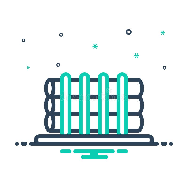 Mix Icon for Timber, Wood and Forest Stock Vector - Illustration of ...