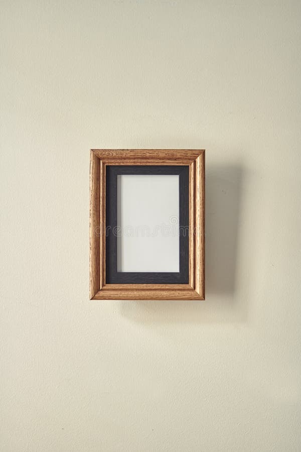 Timber Photo Frame stock photo. Image of decoration - 219486218