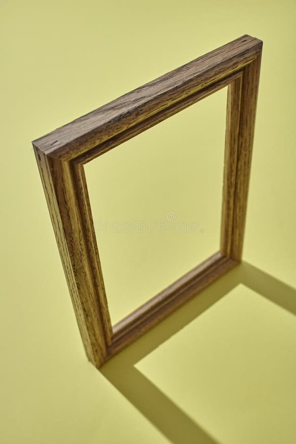 Timber Photo Frame stock image. Image of brown, border - 219486243