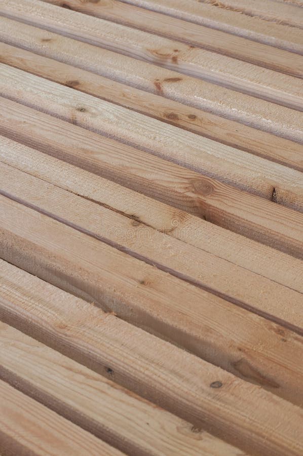Timber from Pine for Use in Log House Building Stock Image - Image of ...