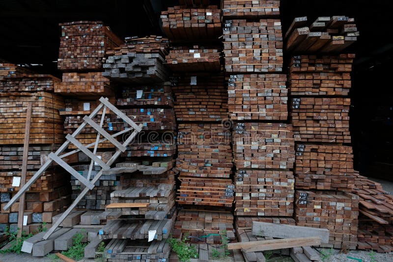 Timber on the shelf stock image. Image of architecture - 185717115