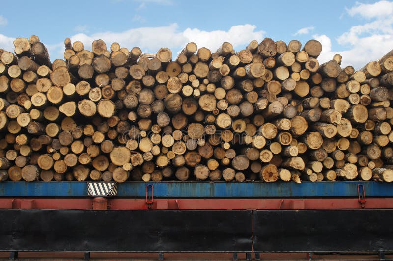 Timber ship stock image. Image of forest, stacks, storage - 34794955