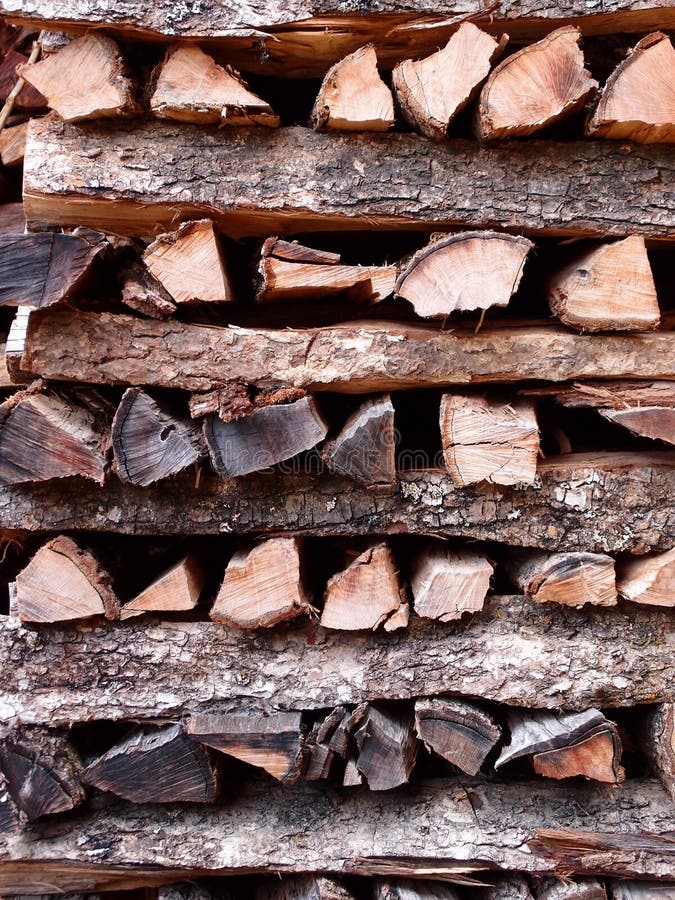 Chopped Raw Timbers Cross Support Each Other. Team Stock Photo - Image ...