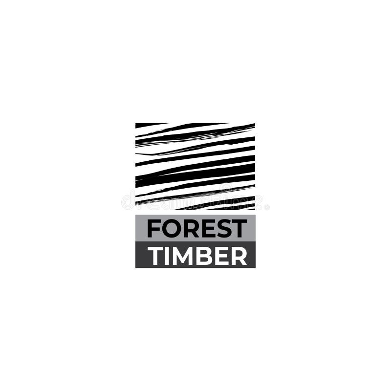 Timber vector logo stock vector. Illustration of black - 143022797