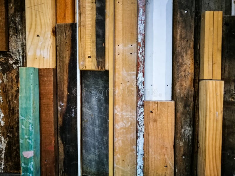 Timber Wall Texture with Mix Color for the Decorative Background. Stock ...
