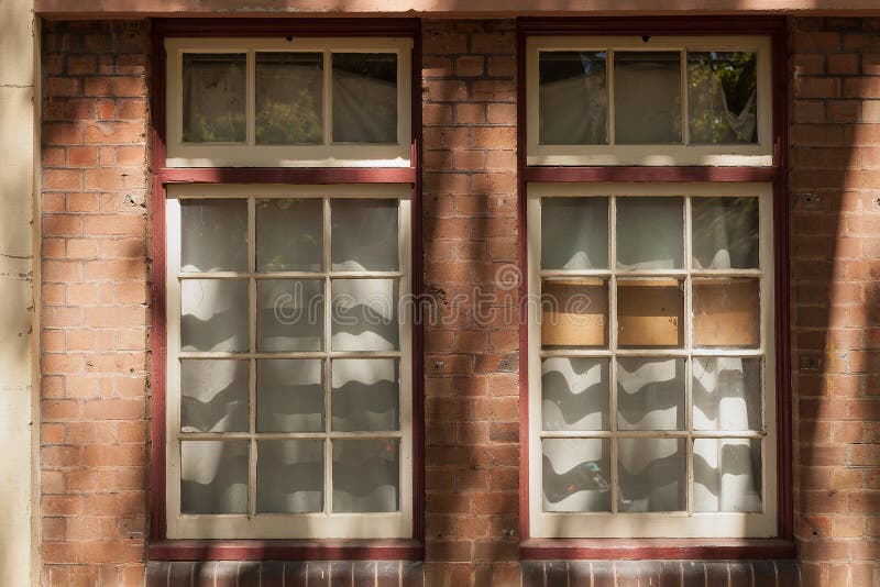 Timber Window Frames and Shadows Stock Image - Image of shadow ...