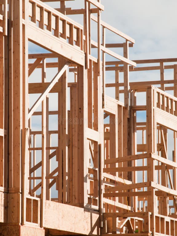 Timber work stock image. Image of house, townhome, built - 18577199