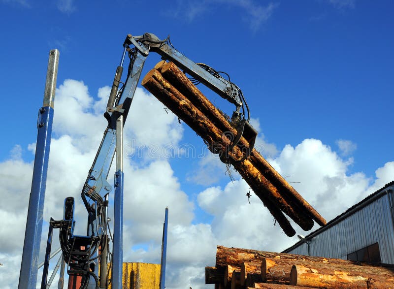 Timber yard stock image. Image of milling, logging, clear - 27357587