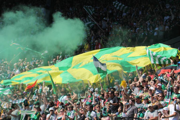 Timbers Army editorial stock photo. Image of army, soccer - 43833058