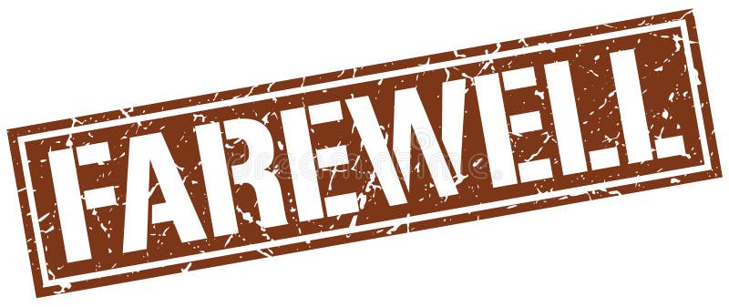 Timbre d'adieu illustration de vecteur. Illustration du sceau - 120951623