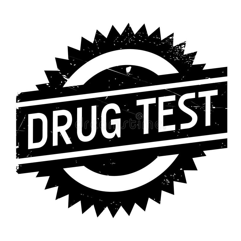 Timbre d'essai de drogue illustration de vecteur. Illustration du ...