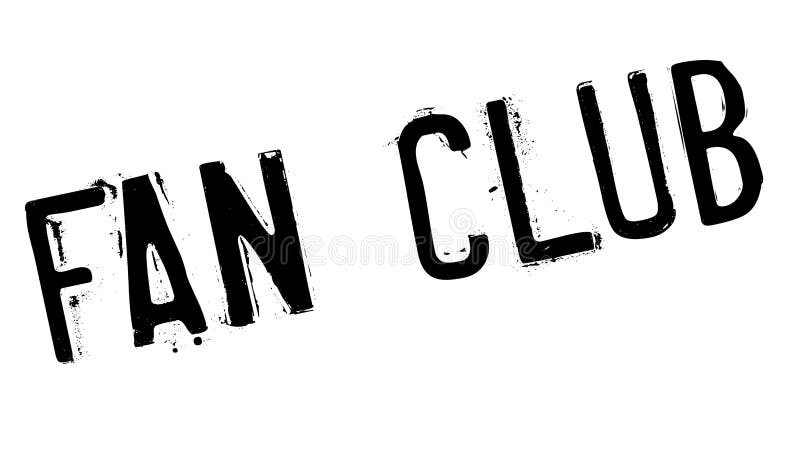 Timbre de club de fan illustration de vecteur. Illustration du ...