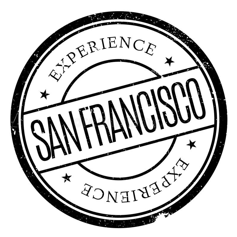 Timbre de San Francisco illustration stock. Illustration du frisco ...