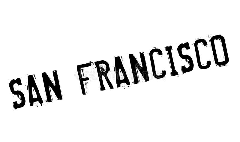 Timbre de San Francisco illustration stock. Illustration du blanc ...