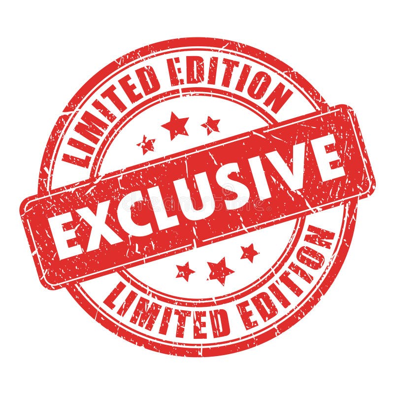 Timbre exclusif illustration de vecteur. Illustration du exclusif ...