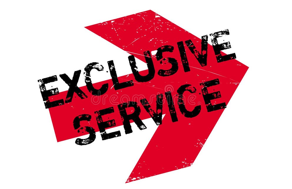 Timbre exclusif de service illustration de vecteur. Illustration of ...