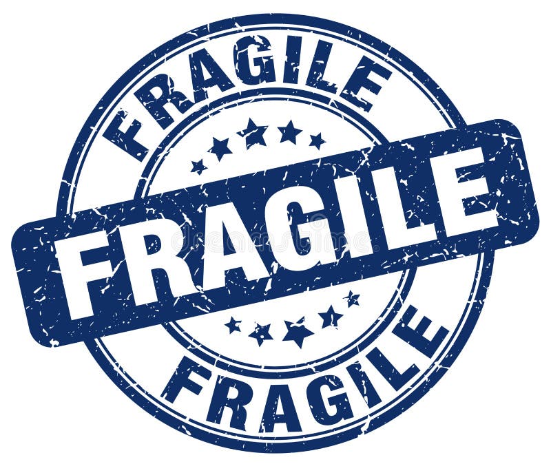 Timbre fragile illustration de vecteur. Illustration of caoutchouc ... Timbre fragile illustration de vecteur. Illustration of caoutchouc ...