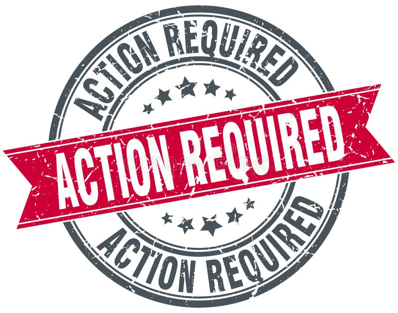 Timbre requis par action illustration de vecteur. Illustration du ...