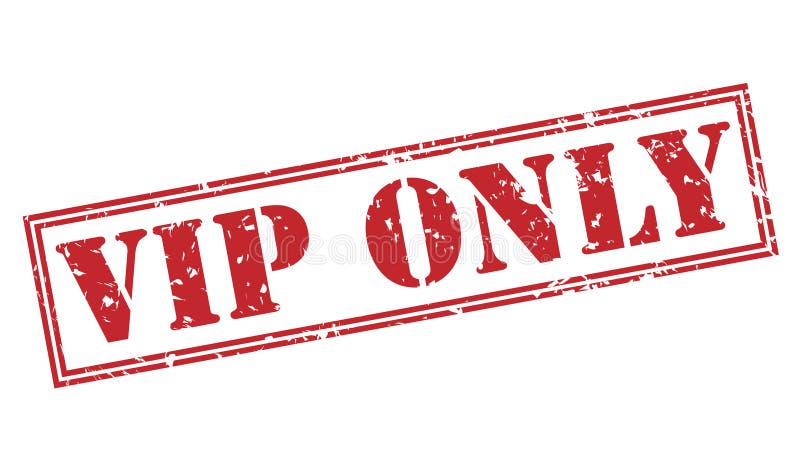 Timbre Rouge De VIP Seulement Illustration Stock - Illustration du fond ...
