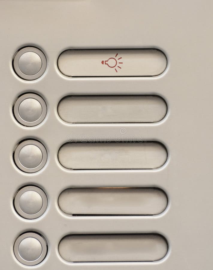 Placa Del Timbre De La Casa De Apartamento Imagen de archivo - Imagen ...