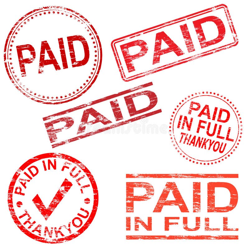 Timbro di gomma pre-pagato illustrazione vettoriale. Illustrazione di ...
