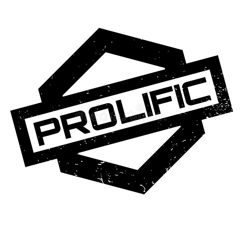 Timbro di gomma prolifico illustrazione vettoriale. Illustrazione di ...