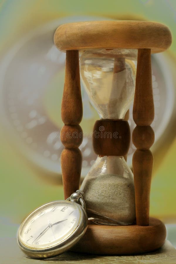 Broken hourglass stock photo. Image of time, retro, long - 46182940