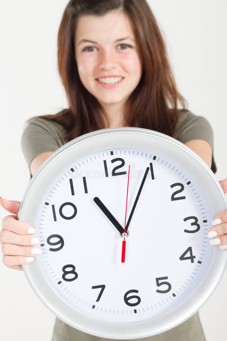 3,097 Teen Girl Time Clock Stock Photos - Free & Royalty-Free Stock ...