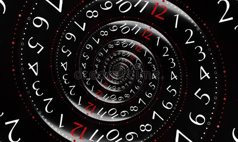 Time Vortex Concept stock illustration. Illustration of surreal - 36414532