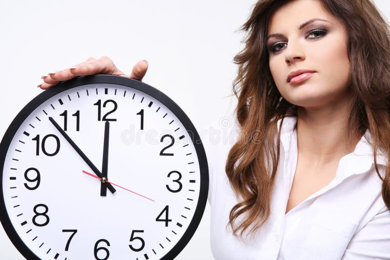 Time stock photo. Image of woman, number, date, second - 8924176