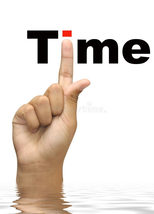 Time stock image. Image of hand, motion, male, pointing - 7517085