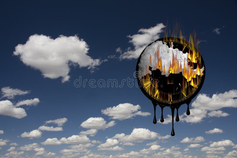 Melting time stock illustration. Illustration of dial - 23960917