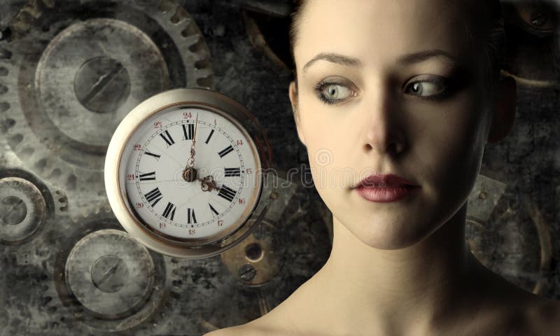 Time stock photo. Image of woman, number, date, second - 8924176