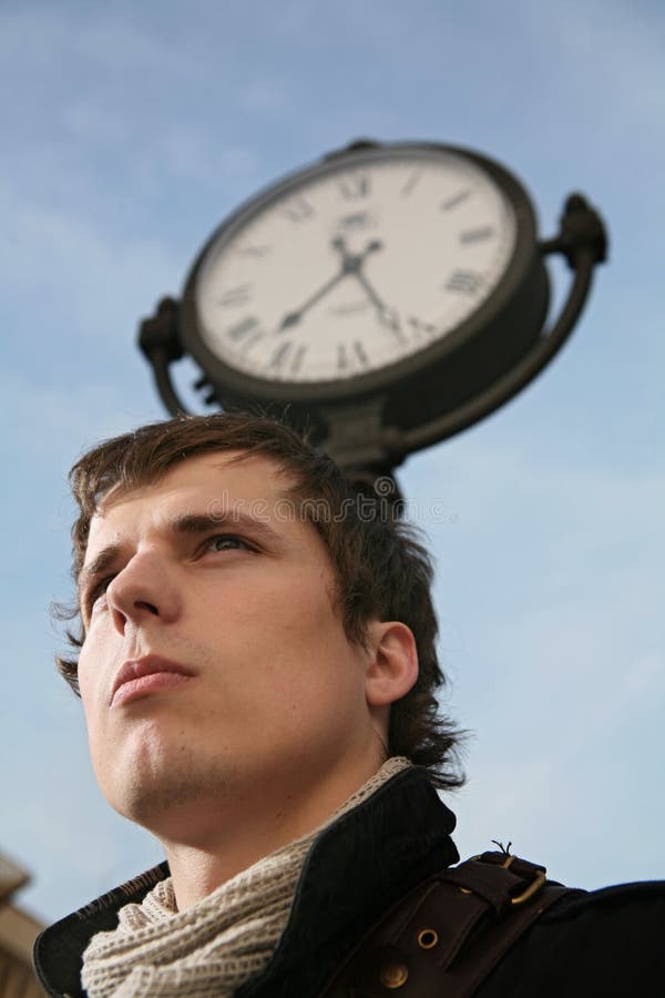 Time stock image. Image of caucasian, street, face, lifestyle - 9167683