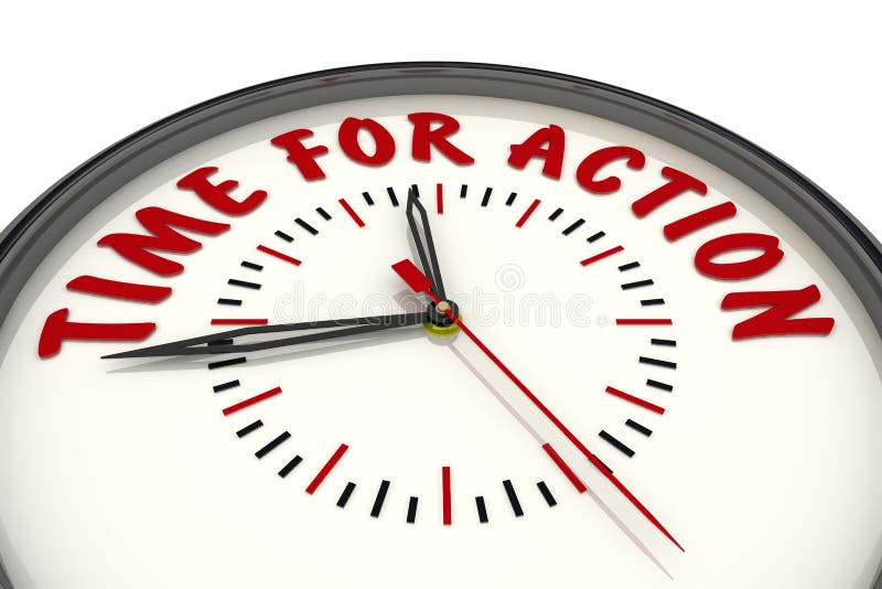 Time for Action. Clock with Text Stock Illustration - Illustration of ... Time for Action. Clock with Text Stock Illustration - Illustration of ...