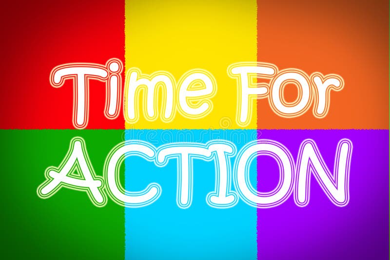 Time for Action stock image. Image of inspire, clock - 30378501