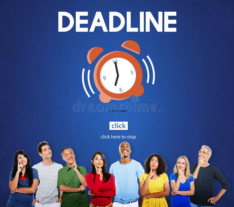 Time Alarm Deadline Countdown Concept Stock Photo - Image of multi ...