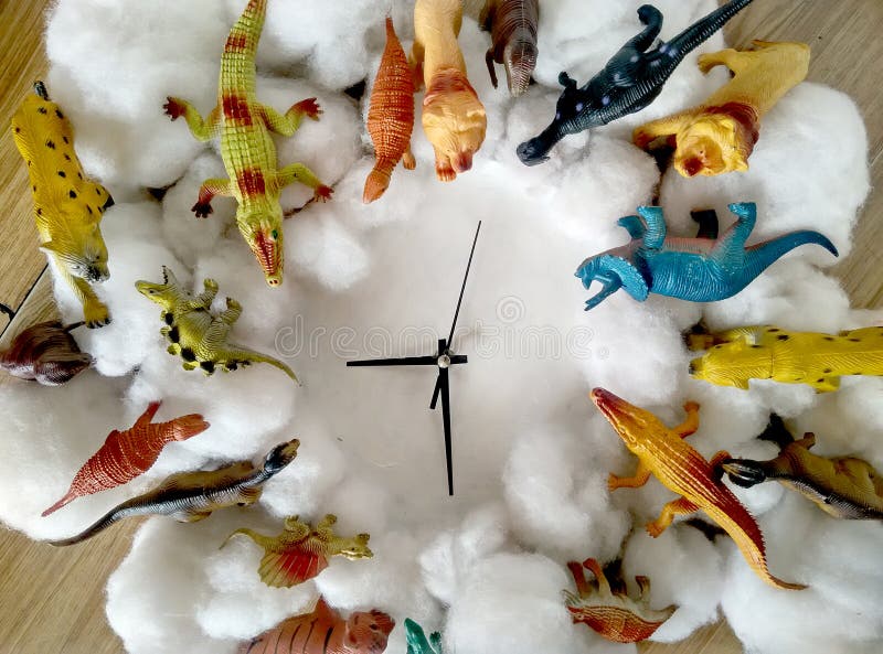 Time in animal toys editorial stock photo. Image of evolution - 86312838