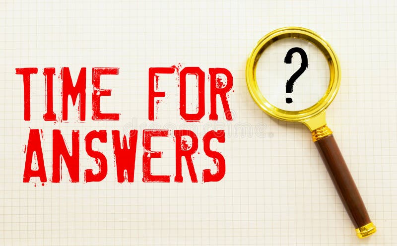 TIME for ANSWERS Text on Sticker on Chart ,with Calculator and ...